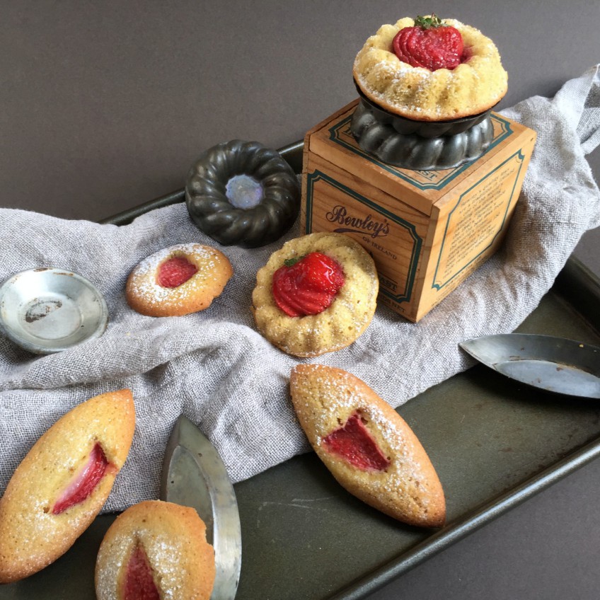 STRAWBERRY & PISTACHIO FINANCIERS
