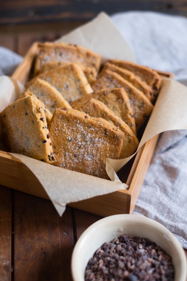 Cocoa Nib Biscuits - Patisserie Makes Perfect