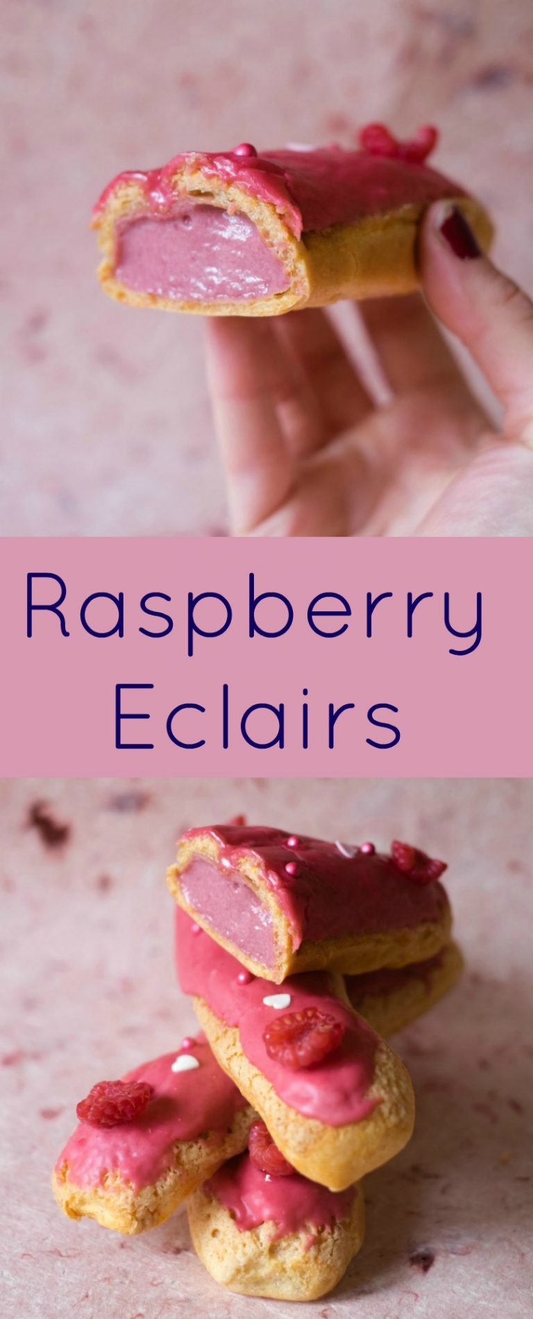 Patisserie Worthy Raspberry Eclairs You Can Make At Home - Patisserie ...