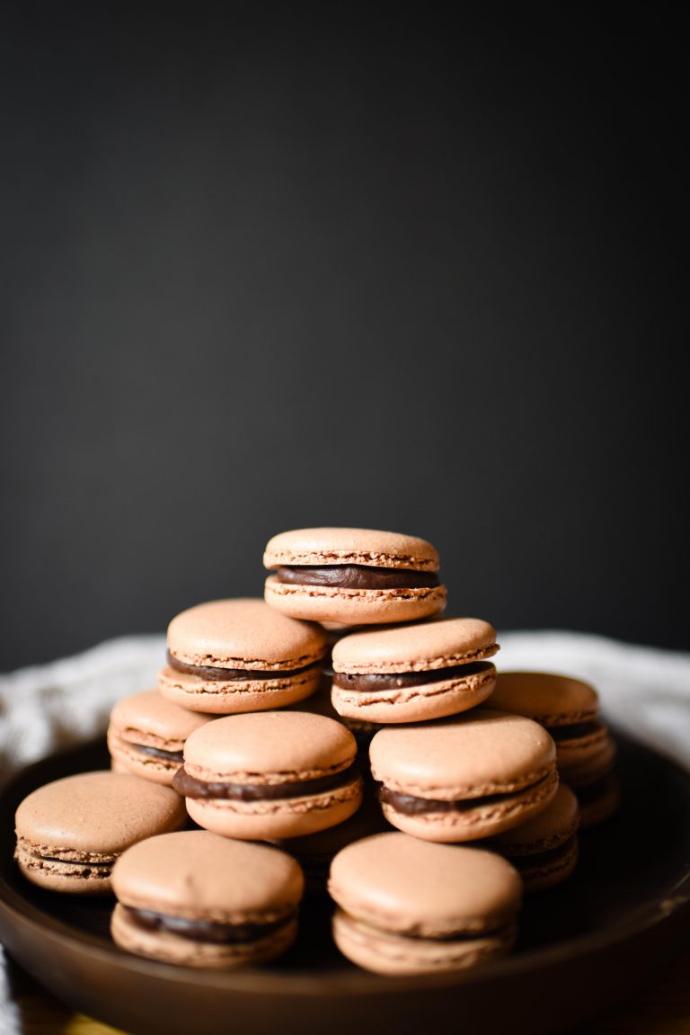 Chocolate & Salted Caramel Macarons - Patisserie Makes Perfect