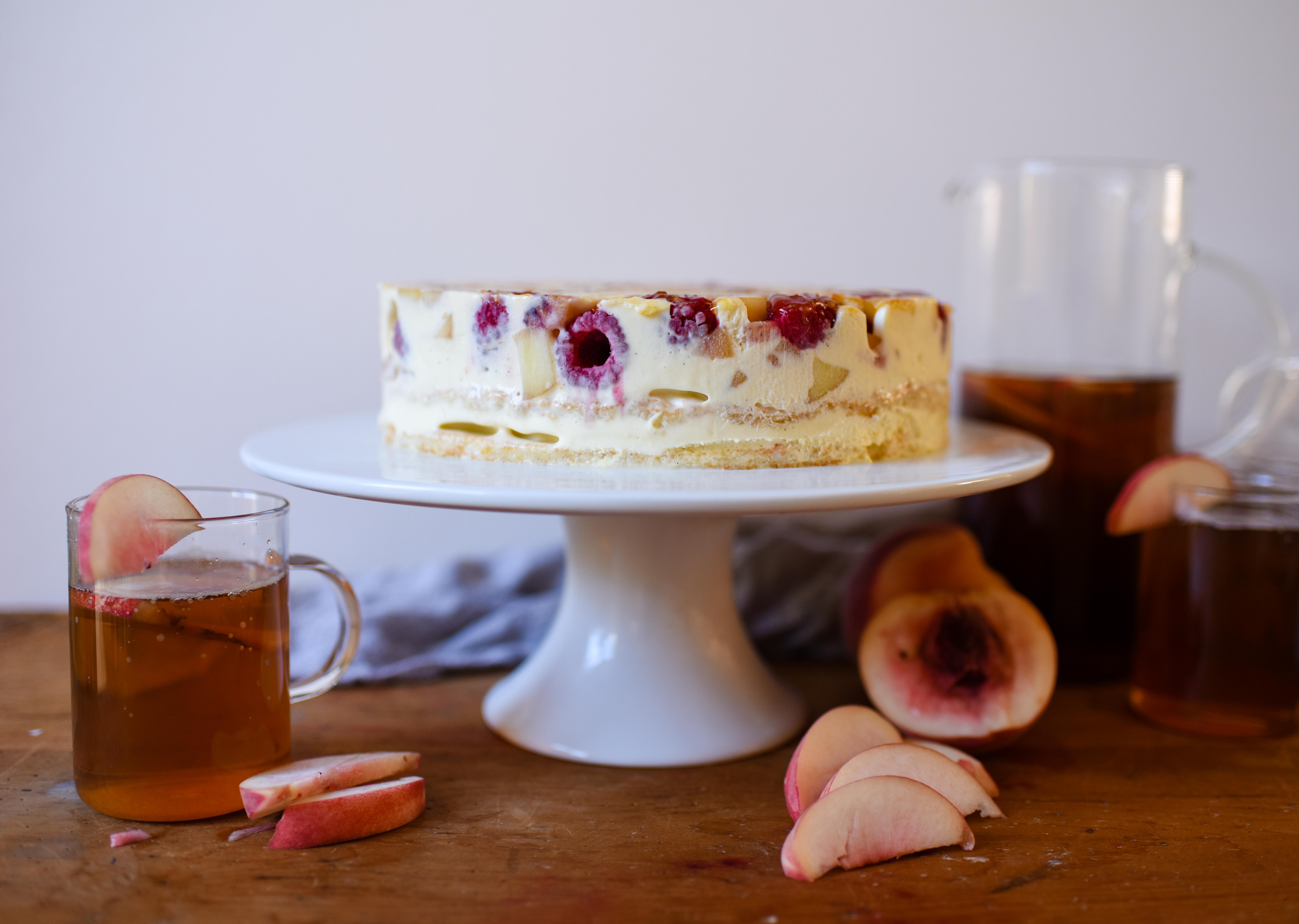 Raspberry & Peach White Chocolate Dacquoise + Adagio Teas Giveaway ...