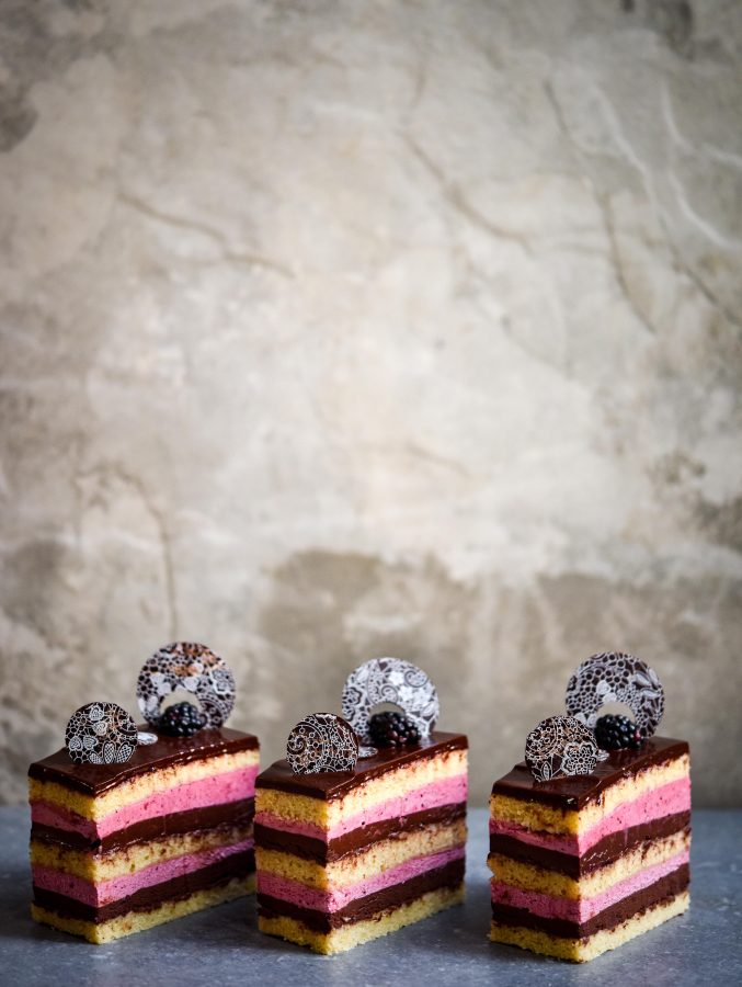 Create the most beautiful opera cake ever - Patisserie Makes Perfect