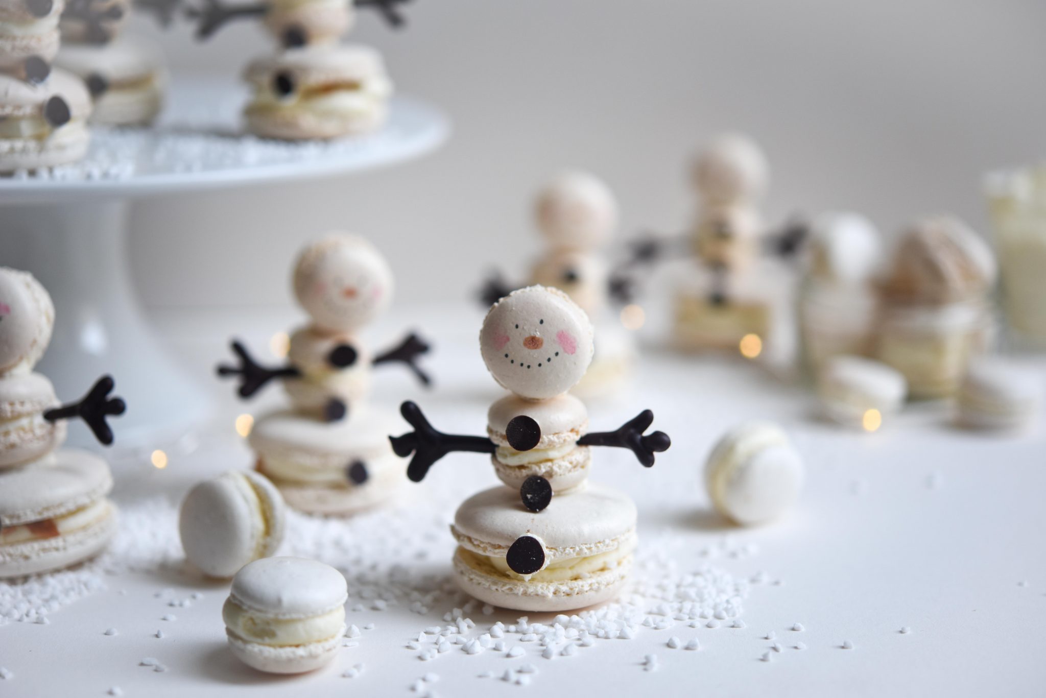 How to make the cutest macaron snowmen | Patisserie Makes Perfect