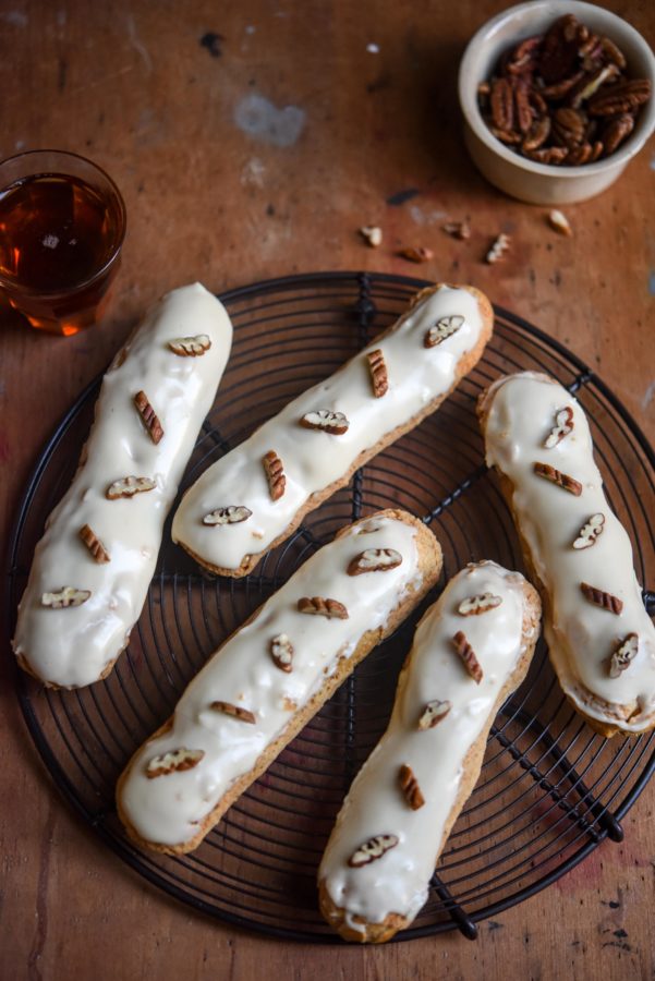 The Most Amazing Maple & Pecan Eclairs Recipe Ever - Patisserie Makes ...