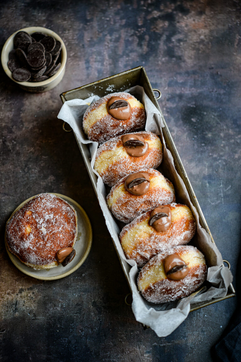 The best ever Chocolate Cream Doughnuts - Patisserie Makes Perfect